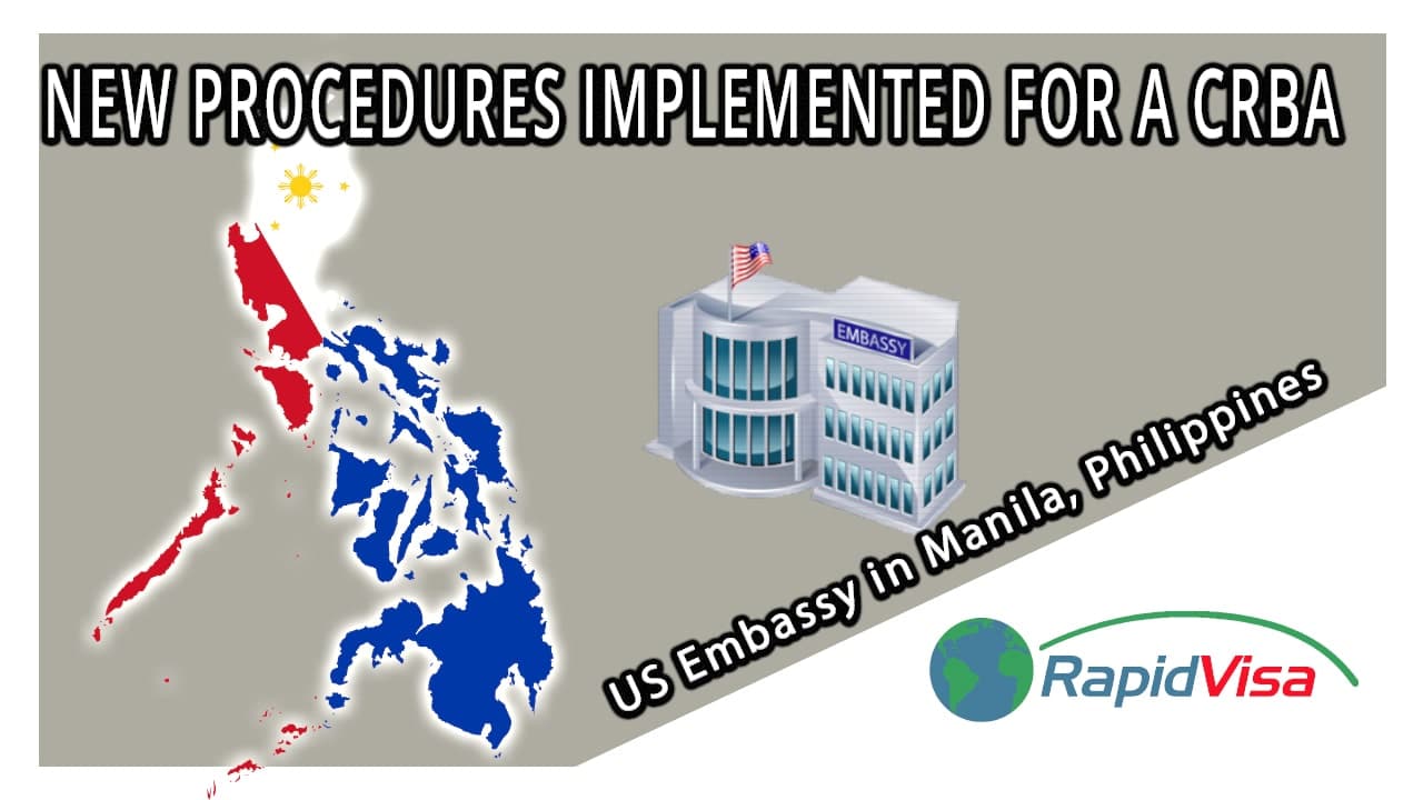 Consular report of birth abroad U.S. embassy Manila new procedures